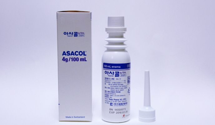 아사콜 관장액 4g/100ml [4g] ( Asacol enema soln 4g/100ml [4g]) | 의약품정보 | 의료정보 ...